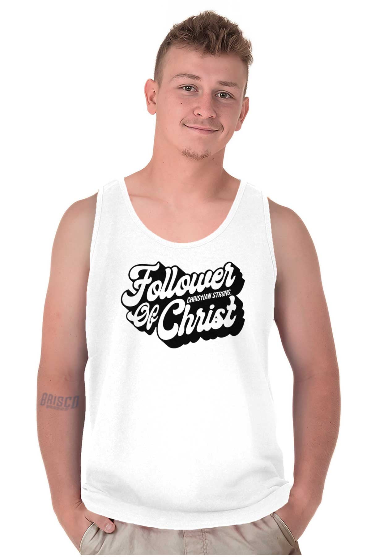 Jesus Christ is Lord God Christian Unisex Plus Size Tank Top Brisco ...