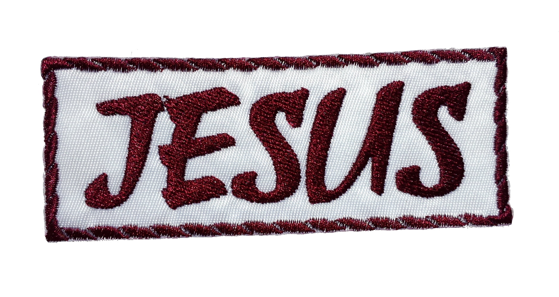 Jesus Christian Embroidered Iron On Patch - Walmart.com