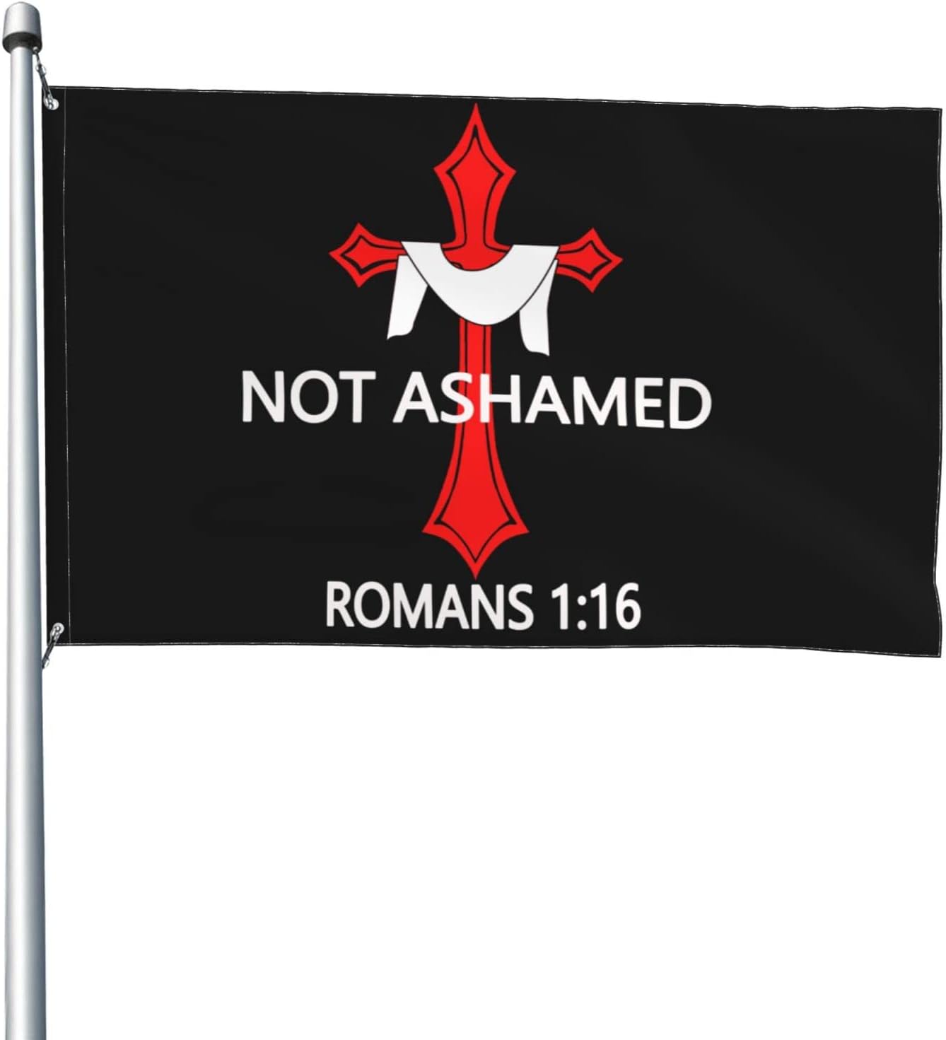 Jesus Christian Faith Cross Flags 4x6 Ft Banner Patio Lawn & Garden ...