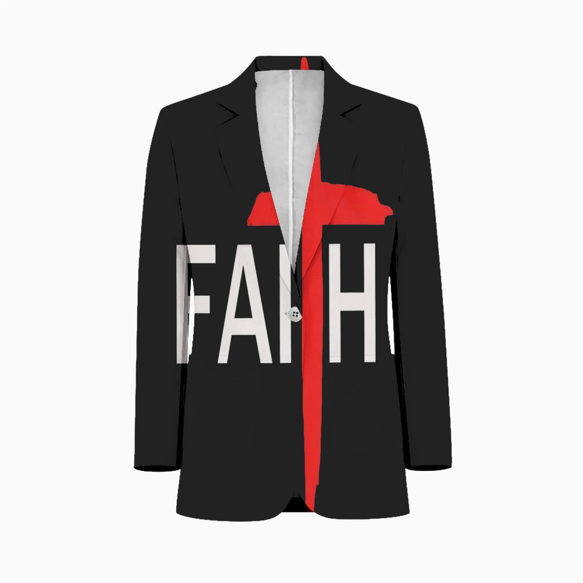 Jesus Christian Faith Customized Men's Suits full man Shawl Collar ...