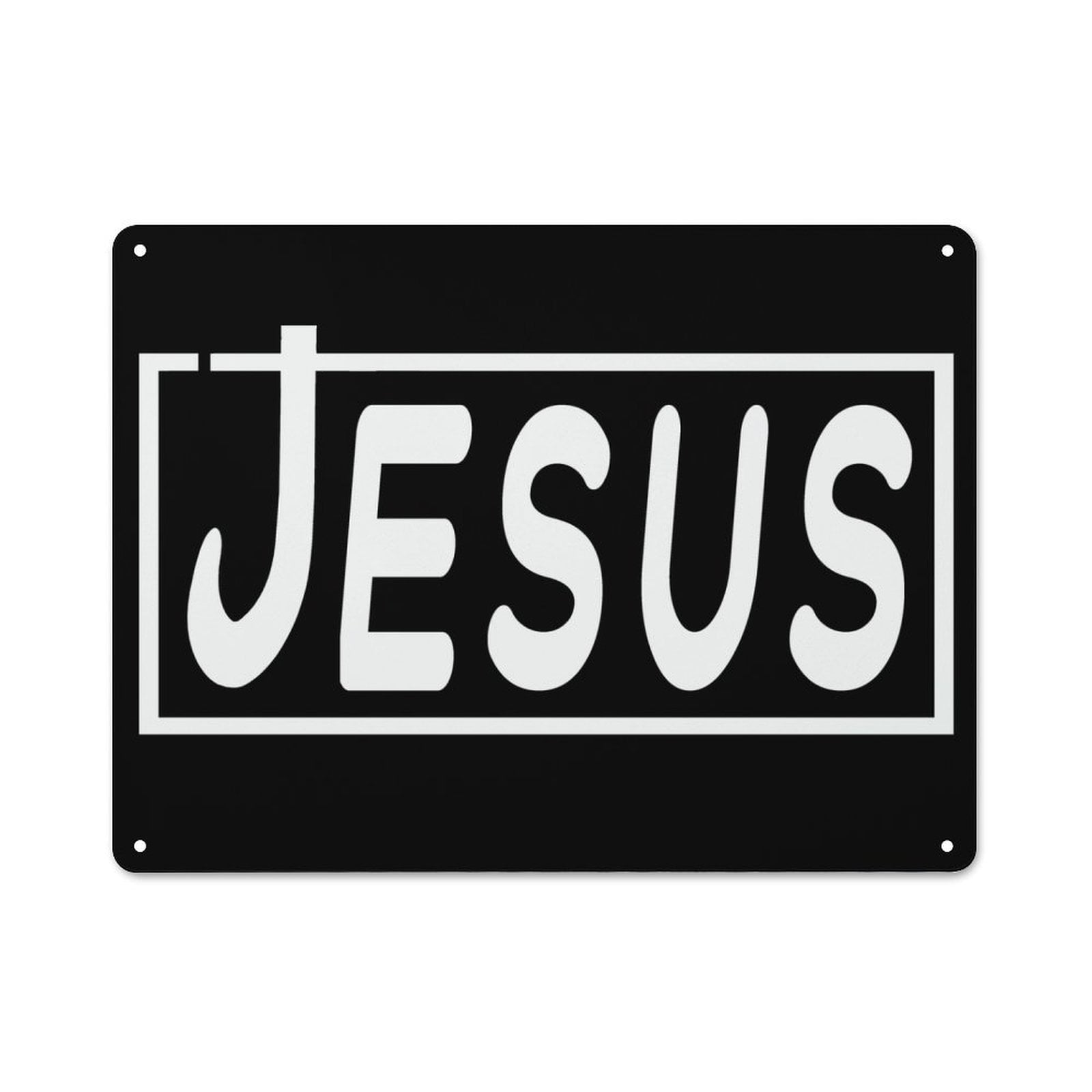 Jesus Christian Metal Tin Sign,Wall Decor Sign Funny Home Decor Tin ...