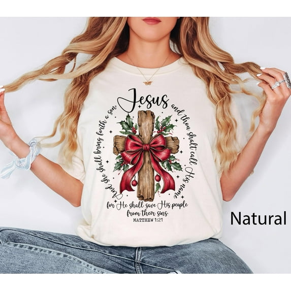 Jesus Christmas Shirt, O Come Let Us Adore Him Shirt, Nativity Scene ...