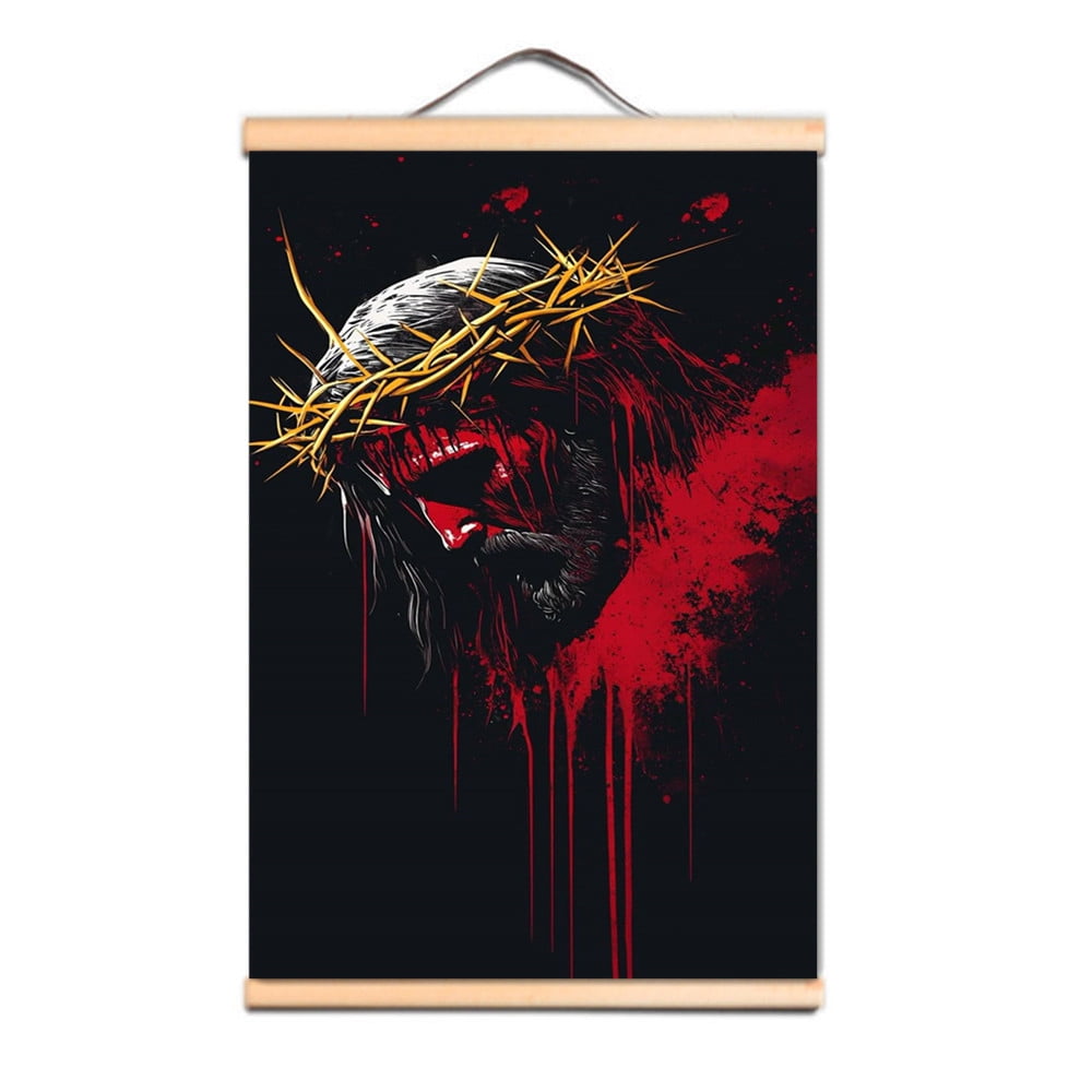 Jesus Christus Wall Art Posters Vintage Christian Crusaders Canvas ...