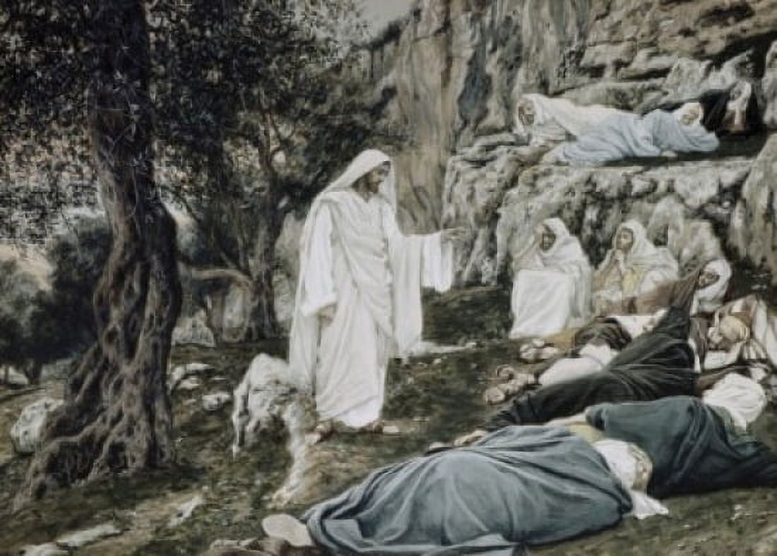 Jesus Commands his Disciples to Rest, James Tissot (1839-1902/ French ...