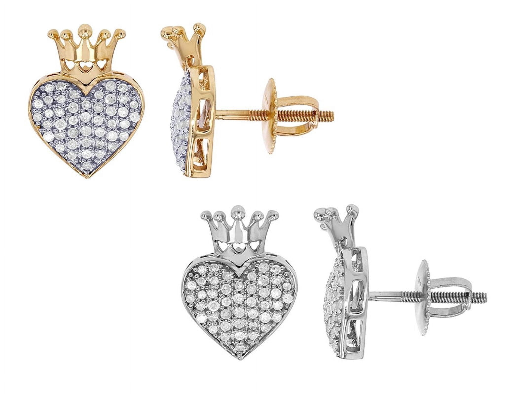 Jesus Cross 4.5CT Diamond Pinky Ring 10k Gold-White Gold - Walmart.com