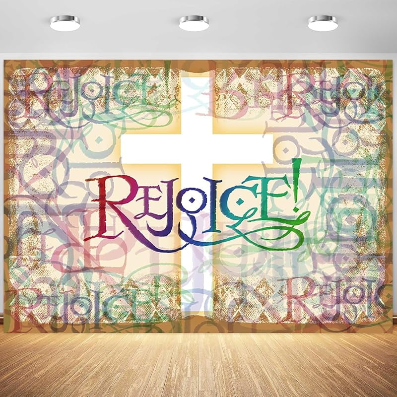 Jesus Cross Backdrop Christ Rejoice Church Lord Pray Photography ...