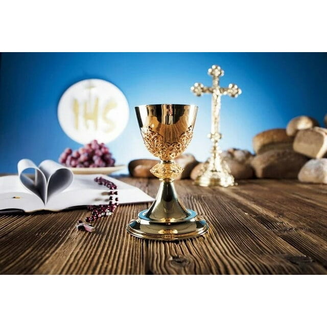 Jesus Cross Bible Wheat Easter Holy Communion Cup Backdrop Photographic ...