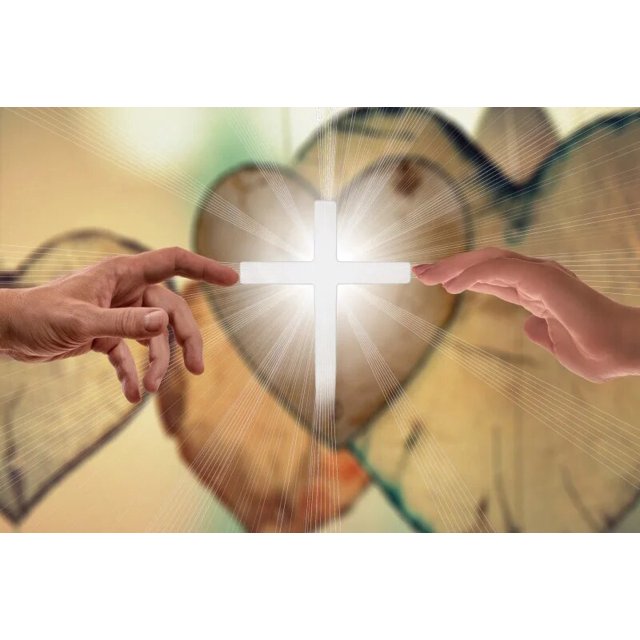 Jesus Cross Bible Wheat Easter Holy Communion Cup Backdrop Photographic ...