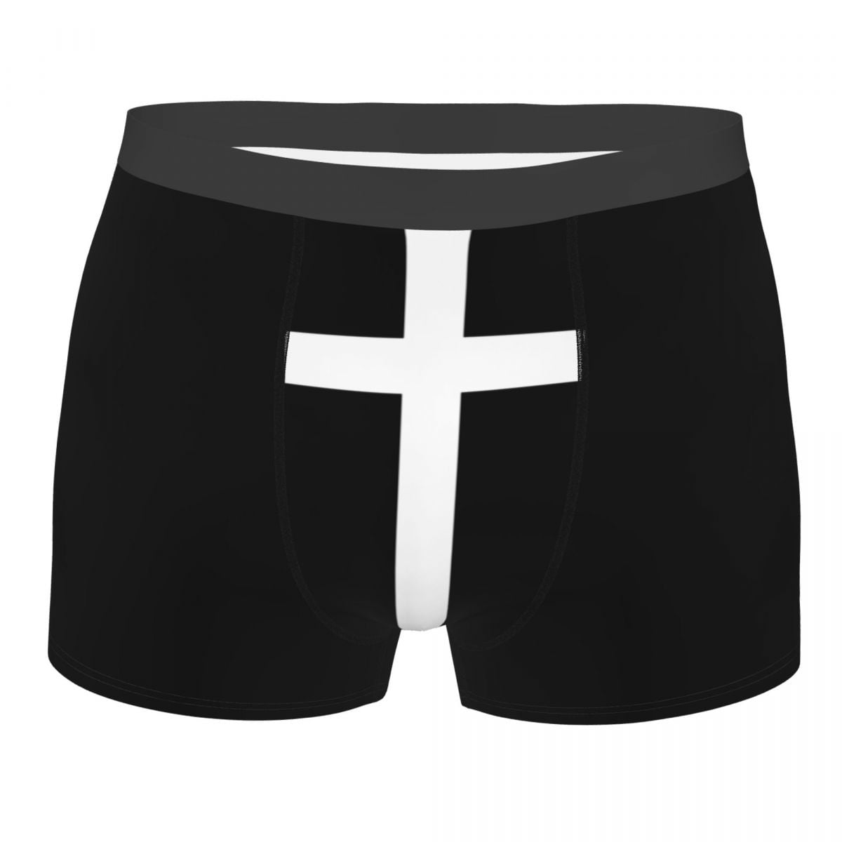 Jesus Cross Fish Boxer Shorts For Homme 3D Print Male Christian ...