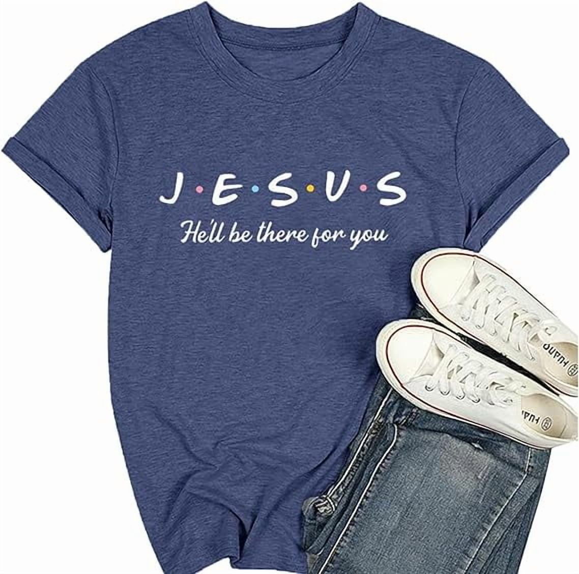 Jesus Cross Graphic Tee Bible Verse Shirt Christian Religious T Shirt ...
