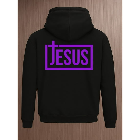Jesus Cross Hoodie hoodies Christianity mens sweatshirts black Hooded ...