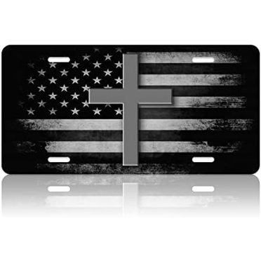 Faith with Cross, Religious Christian Pink License Plate Tag Frame ...