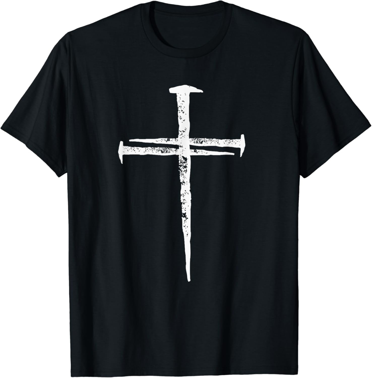 Jesus Cross Nails Christian Vintage Cross T-Shirt - Walmart.com