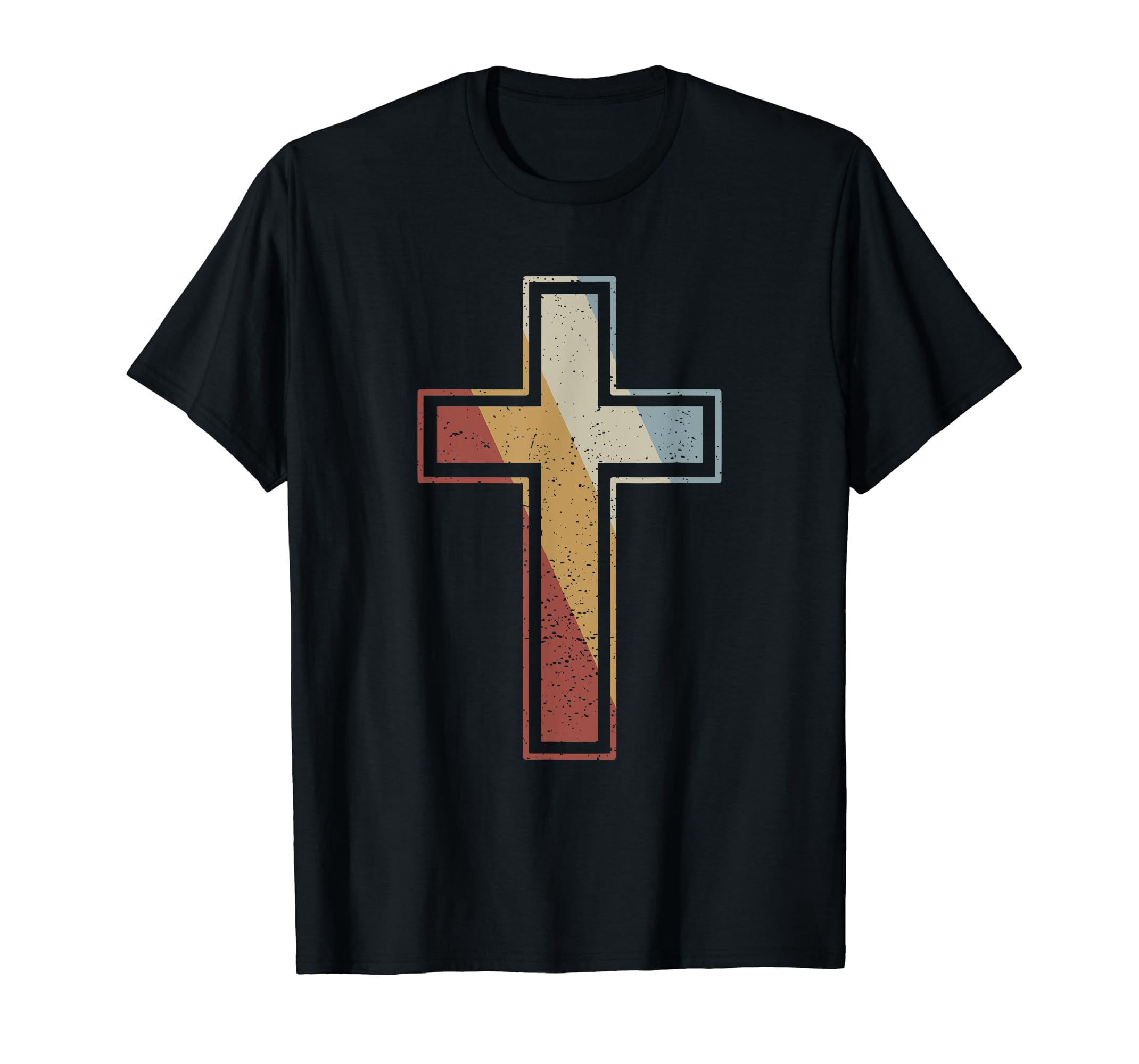 Jesus Cross Retro Style Vintage T-Shirt - Walmart.com