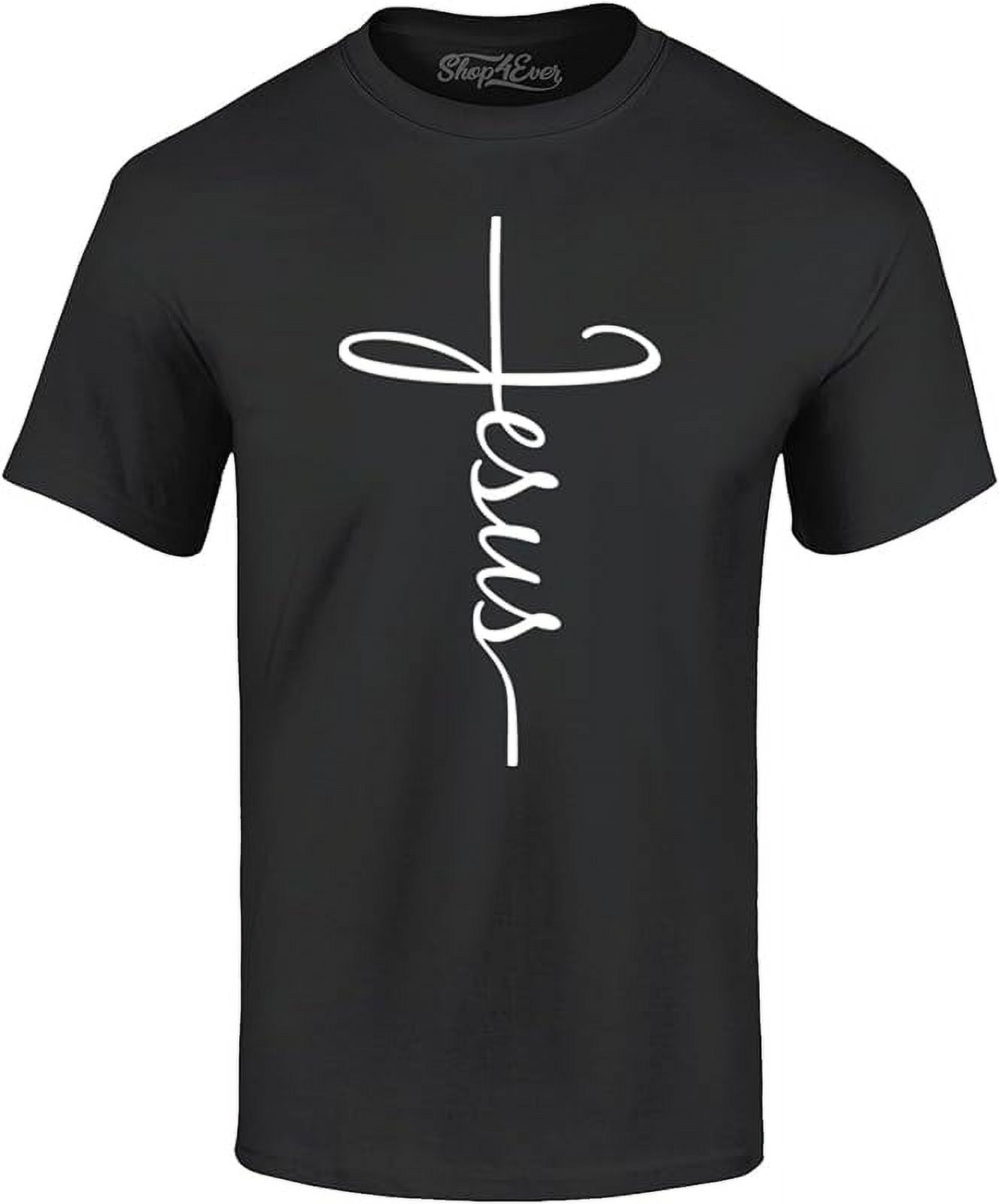 Jesus Cross Script T-Shirt - Walmart.com