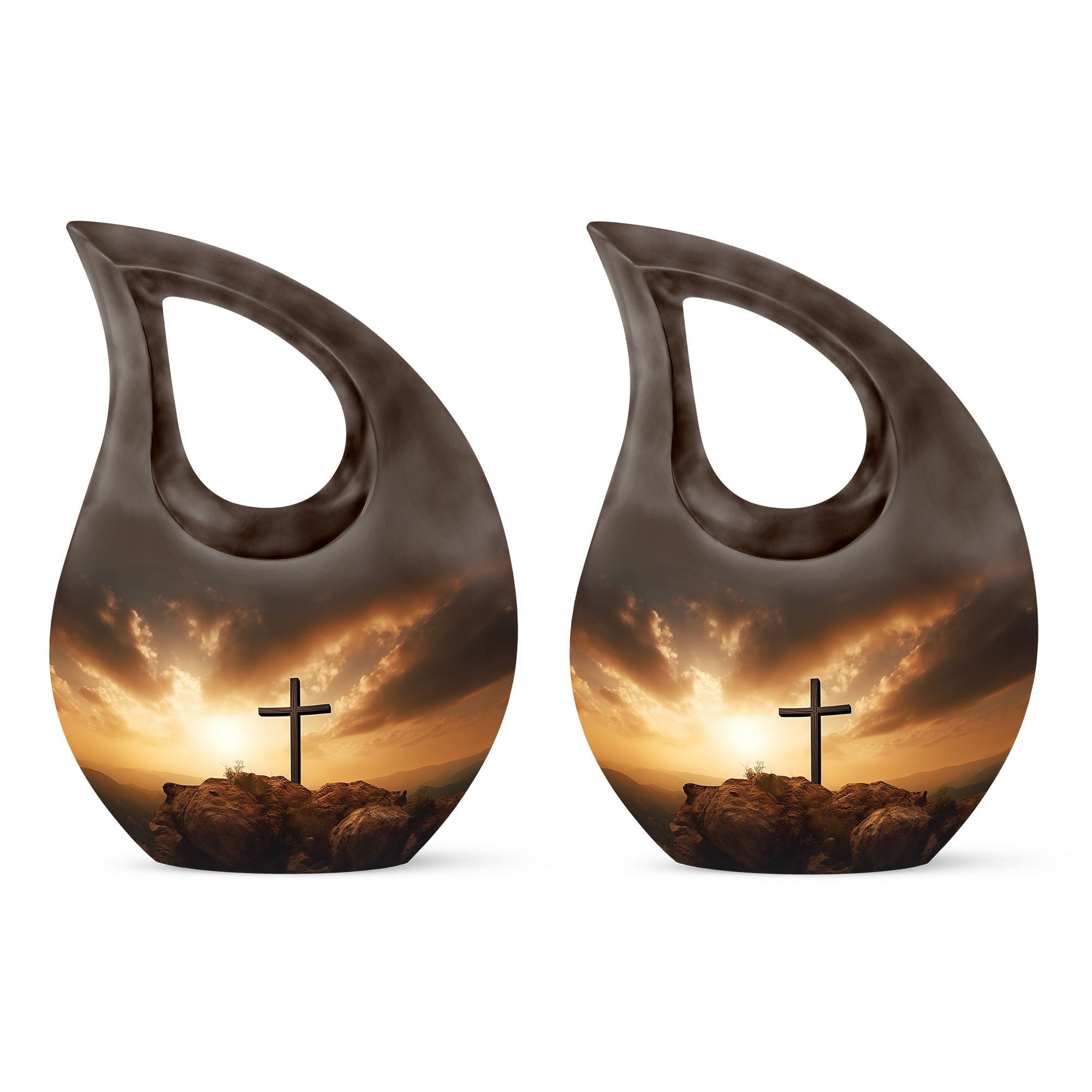 Jesus Cross Urn For Ashes For Women - Mini Urns For Human Ashes - Drop ...