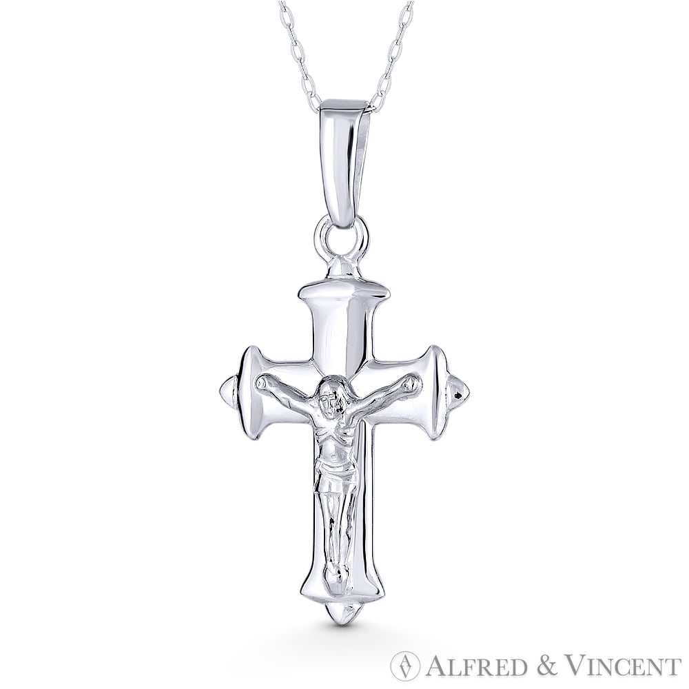 Jesus Crucifix St. Thomas Catholic Cross 32x16mm (1.25x0.6in) Pendant ...