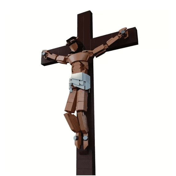 Jesus Crucifixion Building Blocks Model, Christ Building Toy Figures ...