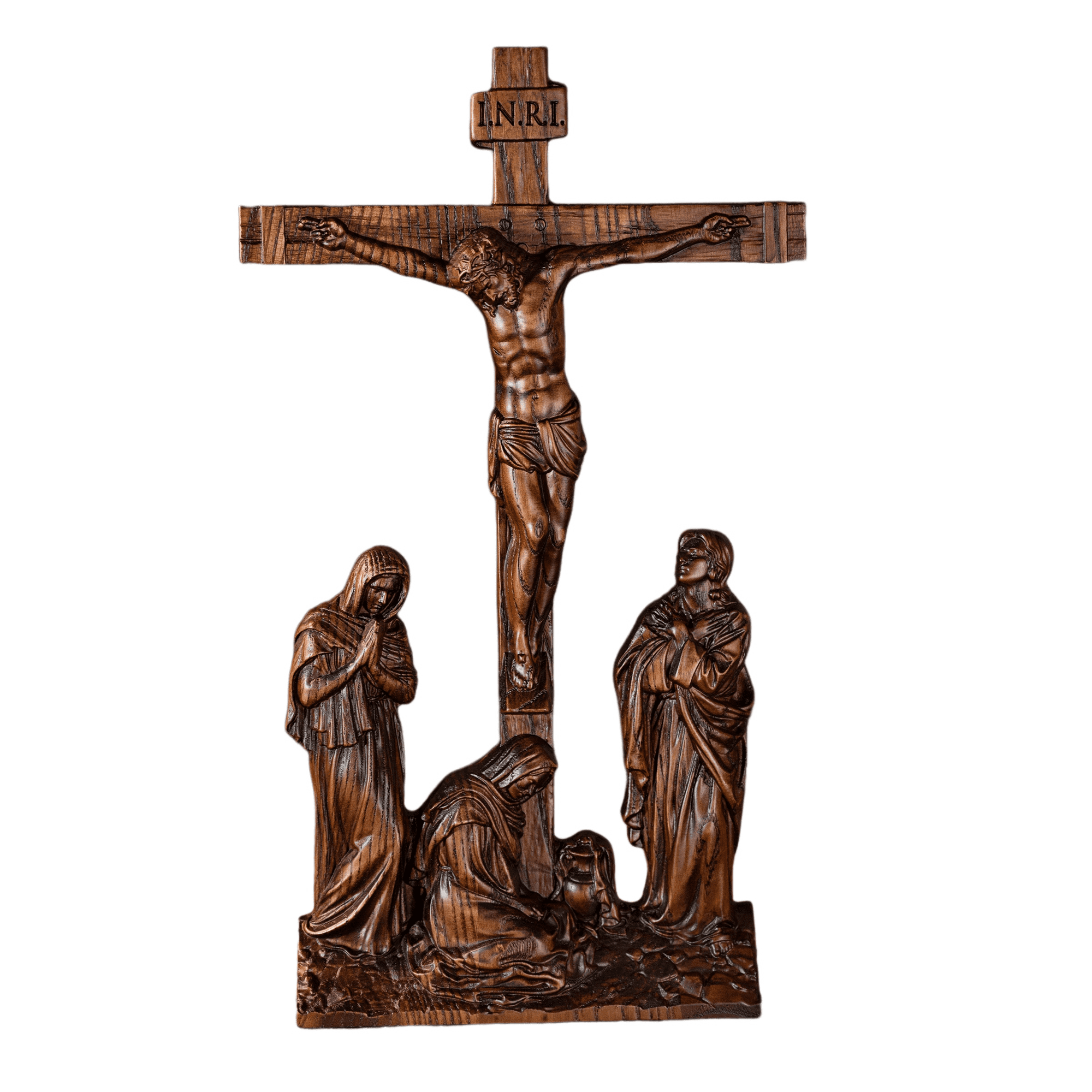 Jesus Crucifixion Scene Religious Statue Decorative Ornaments Religious ...