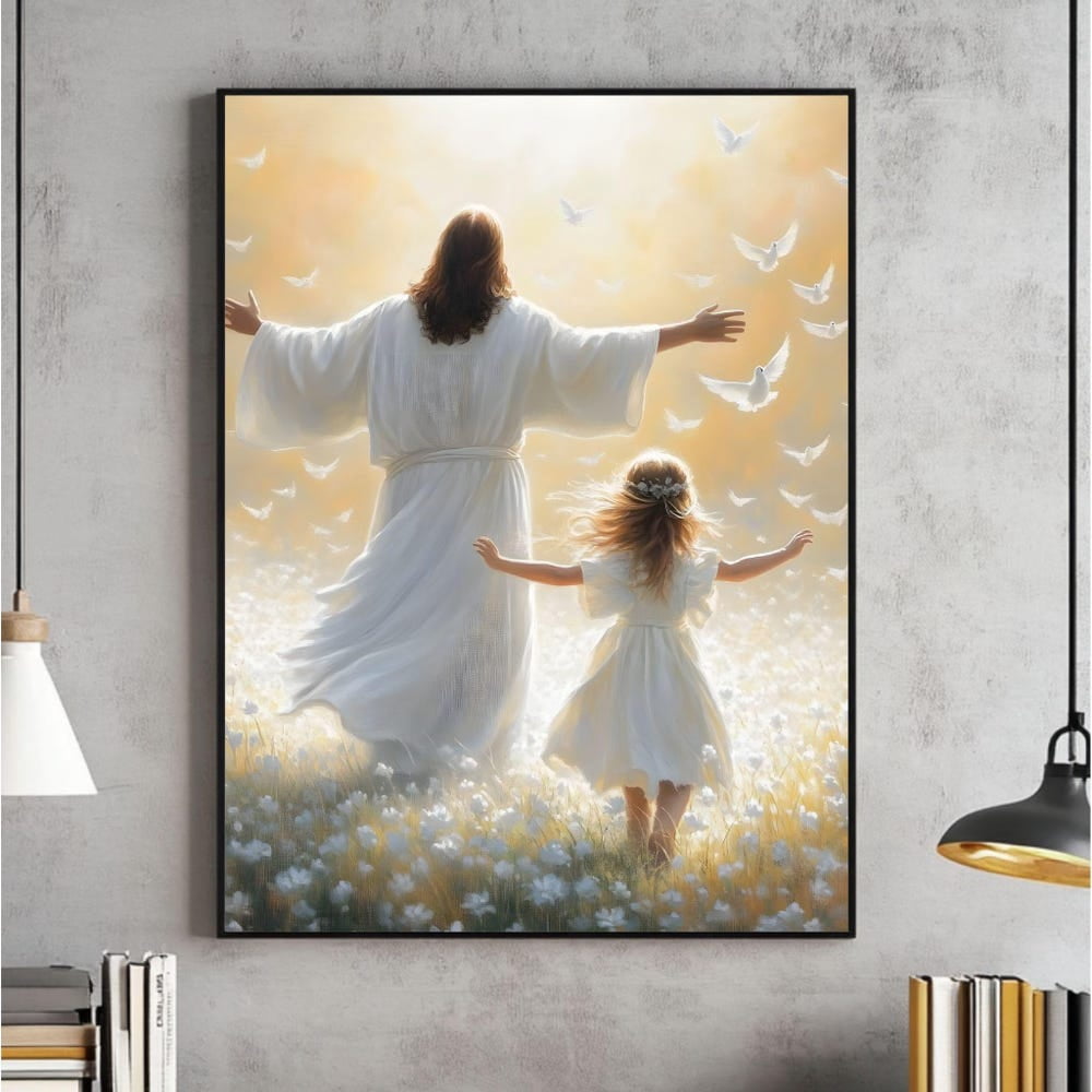 Jesus Dancing With Girl, Light Of Life, Christian Painting, Jesus ...