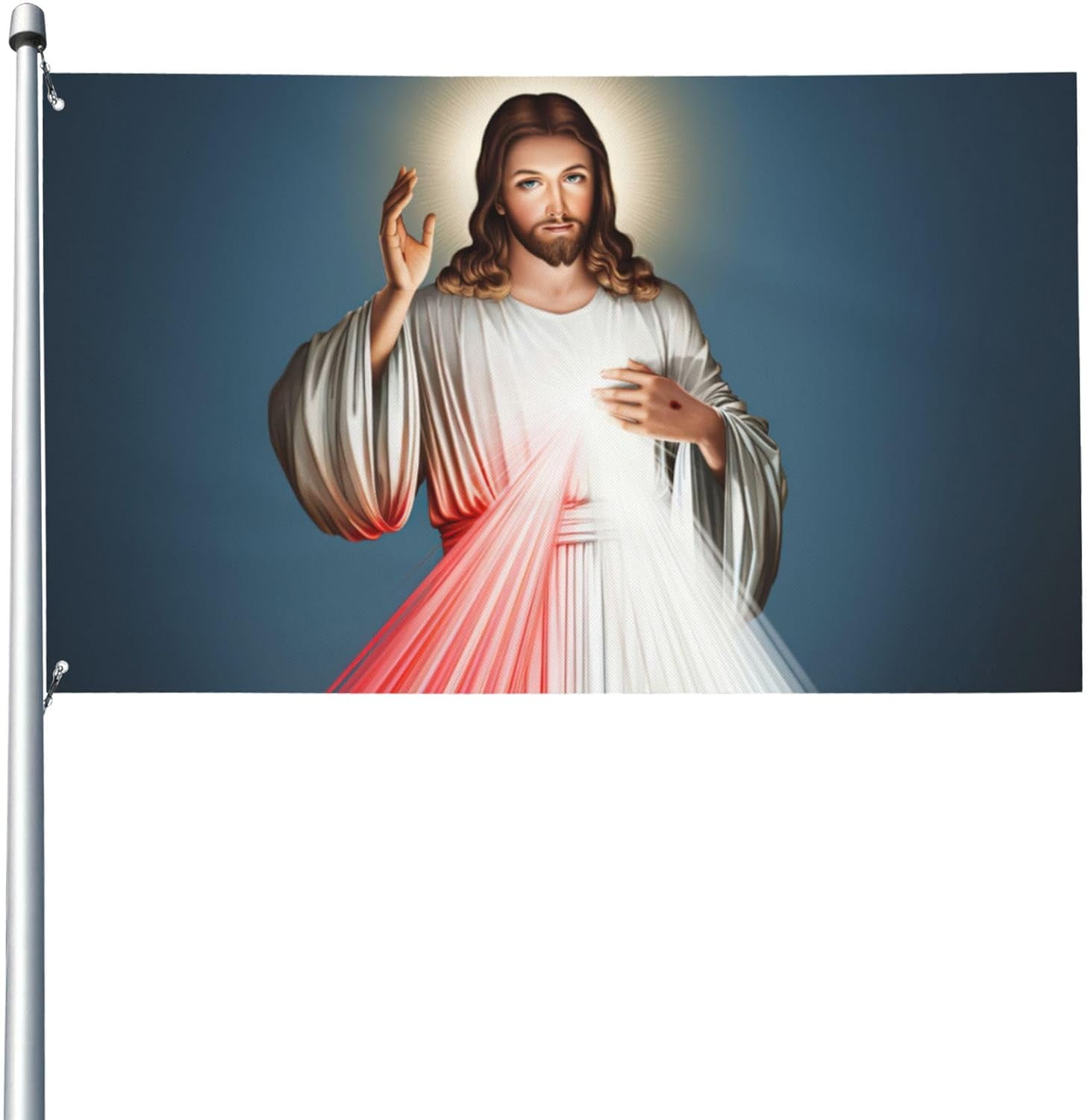 Jesus Divine Flag Built For Outdoor Use America Banner Flags Garden ...