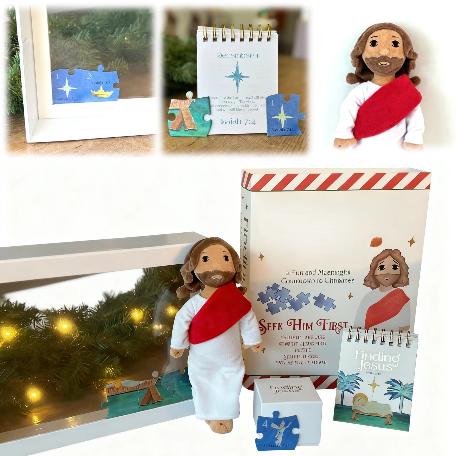 Jesus Doll Nativity Advent Calendar 2025: Puzzle, Daily Calendar ...