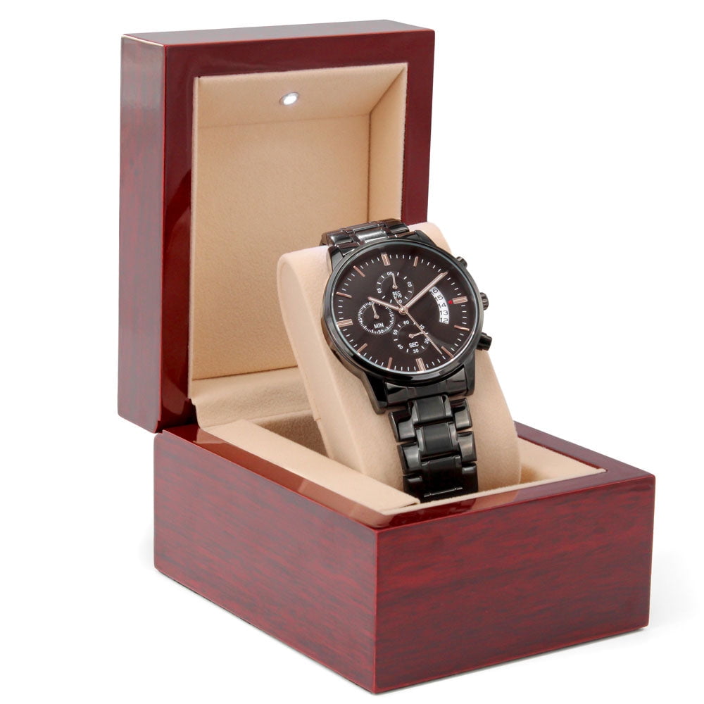 Jesus Everything Engraved Bible Verse Men's Watch Multifunction ...