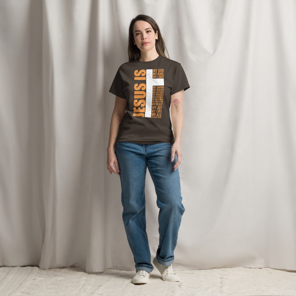 Jesus Facts Christian Religious Believer Worshiper Graphic classic tee ...