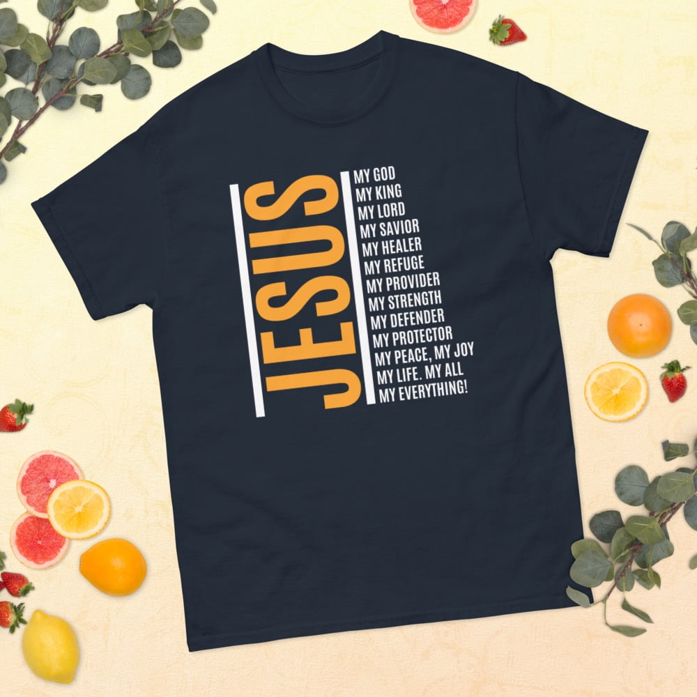 Jesus Facts Christian Religious Believer Worshiper Graphic classic tee ...