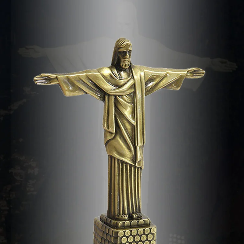 Jesus Figurine Brazil Christ the Redeemer Featured Statue Desk ...