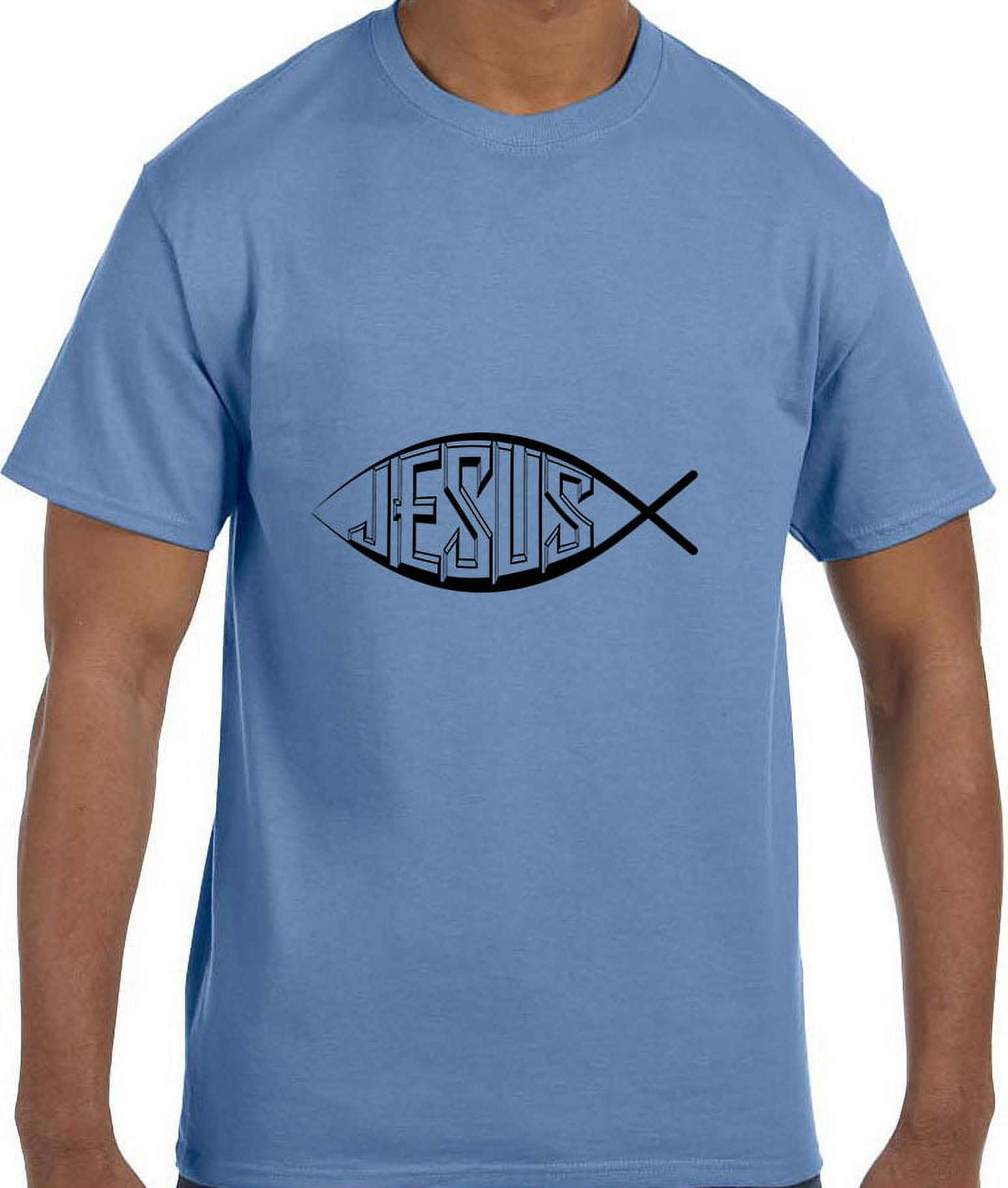 Jesus Fish Ichthus Christian T-Shirt - Walmart.com