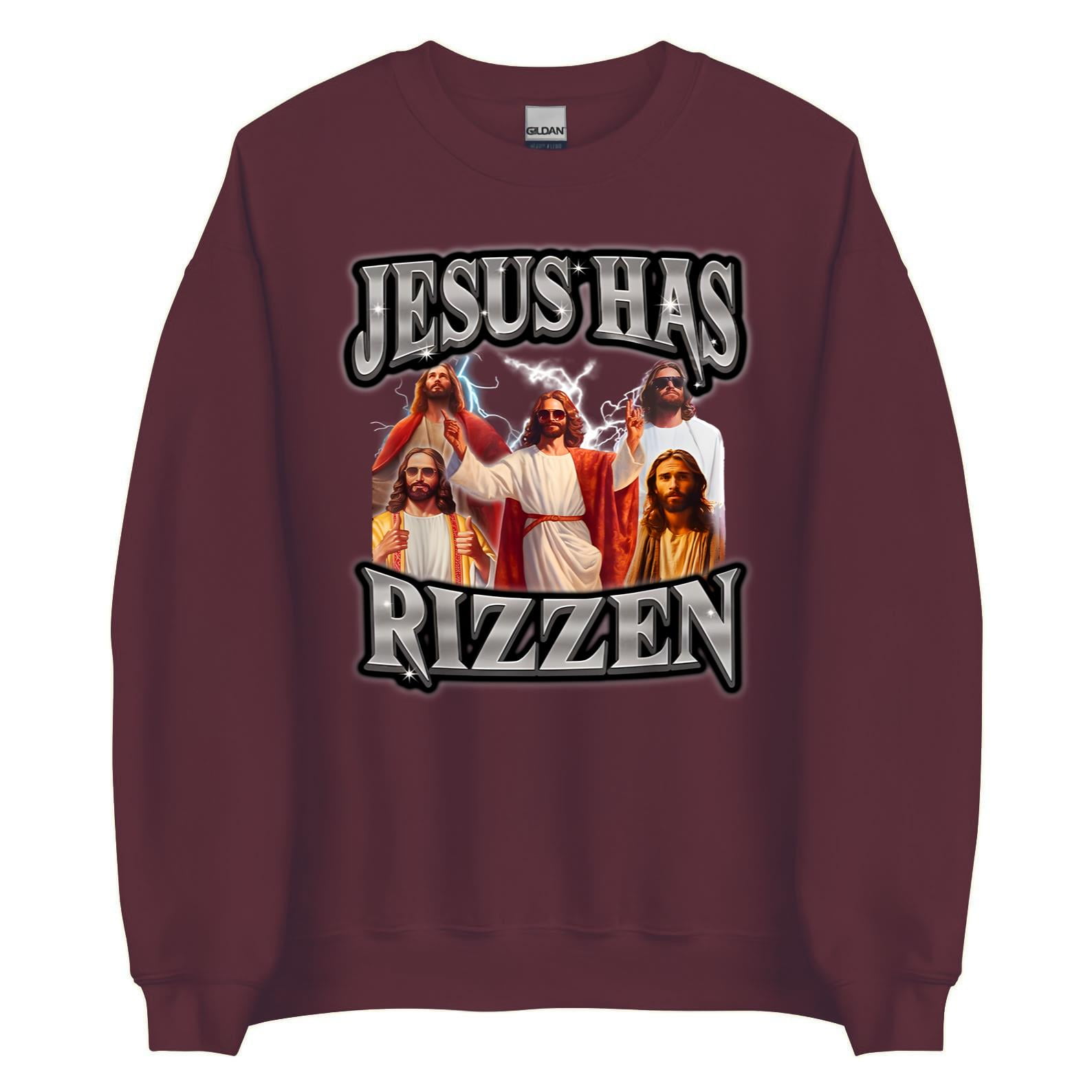 Jesus Has Rizzen - He is Rizzin' Shirt, Christian Shirt-TH10619 ...