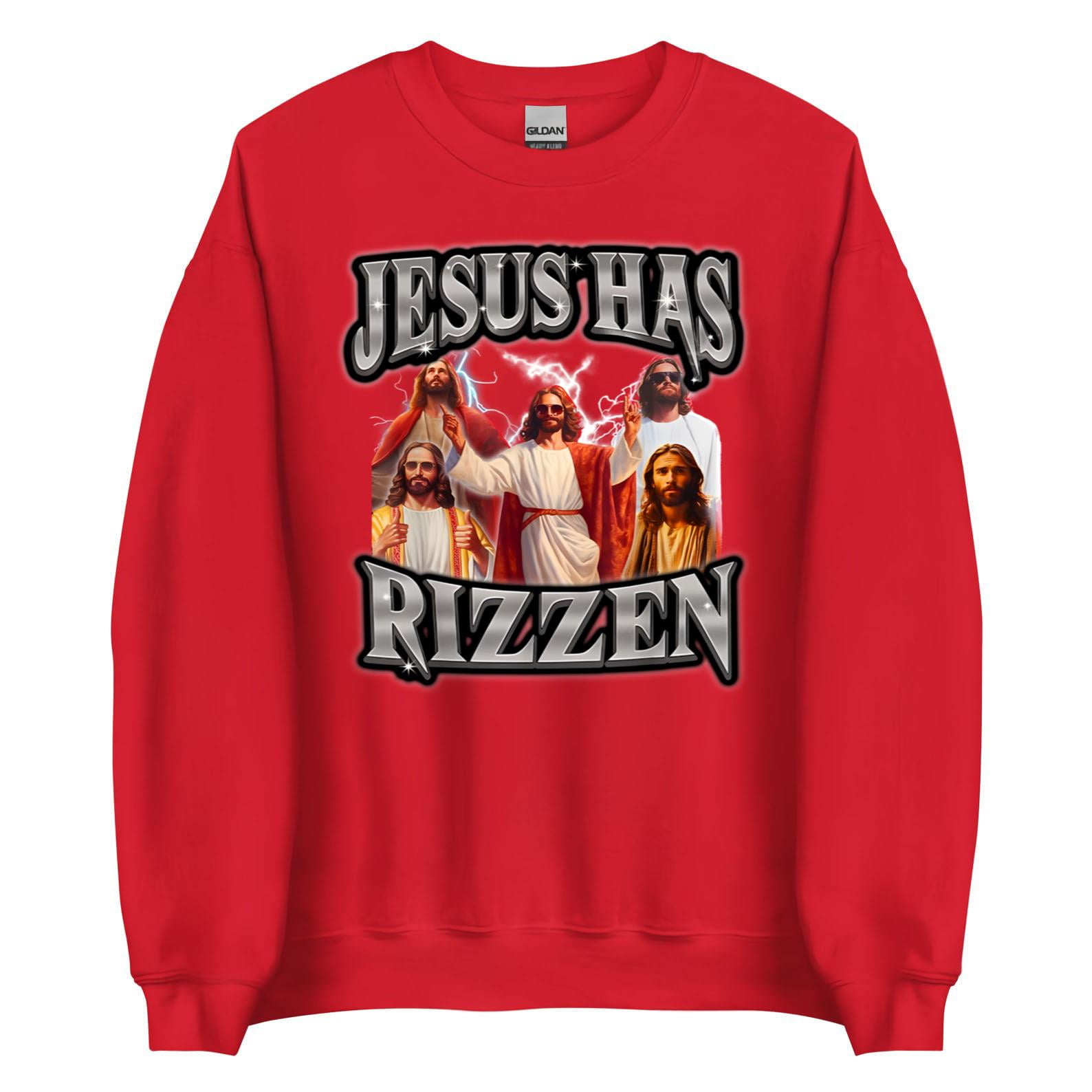Jesus Has Rizzen - He is Rizzin' Shirt, Christian Shirt-TH10619 ...