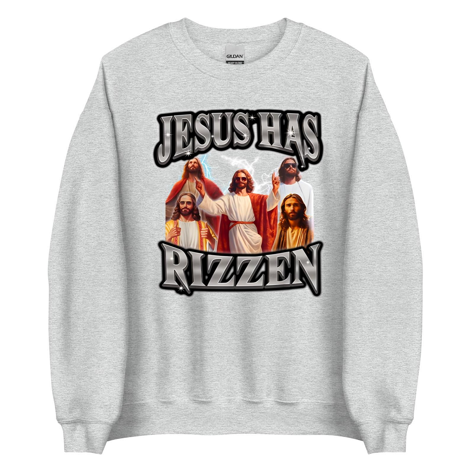 Jesus Has Rizzen - He is Rizzin' Shirt, Christian Shirt-TH10619 ...