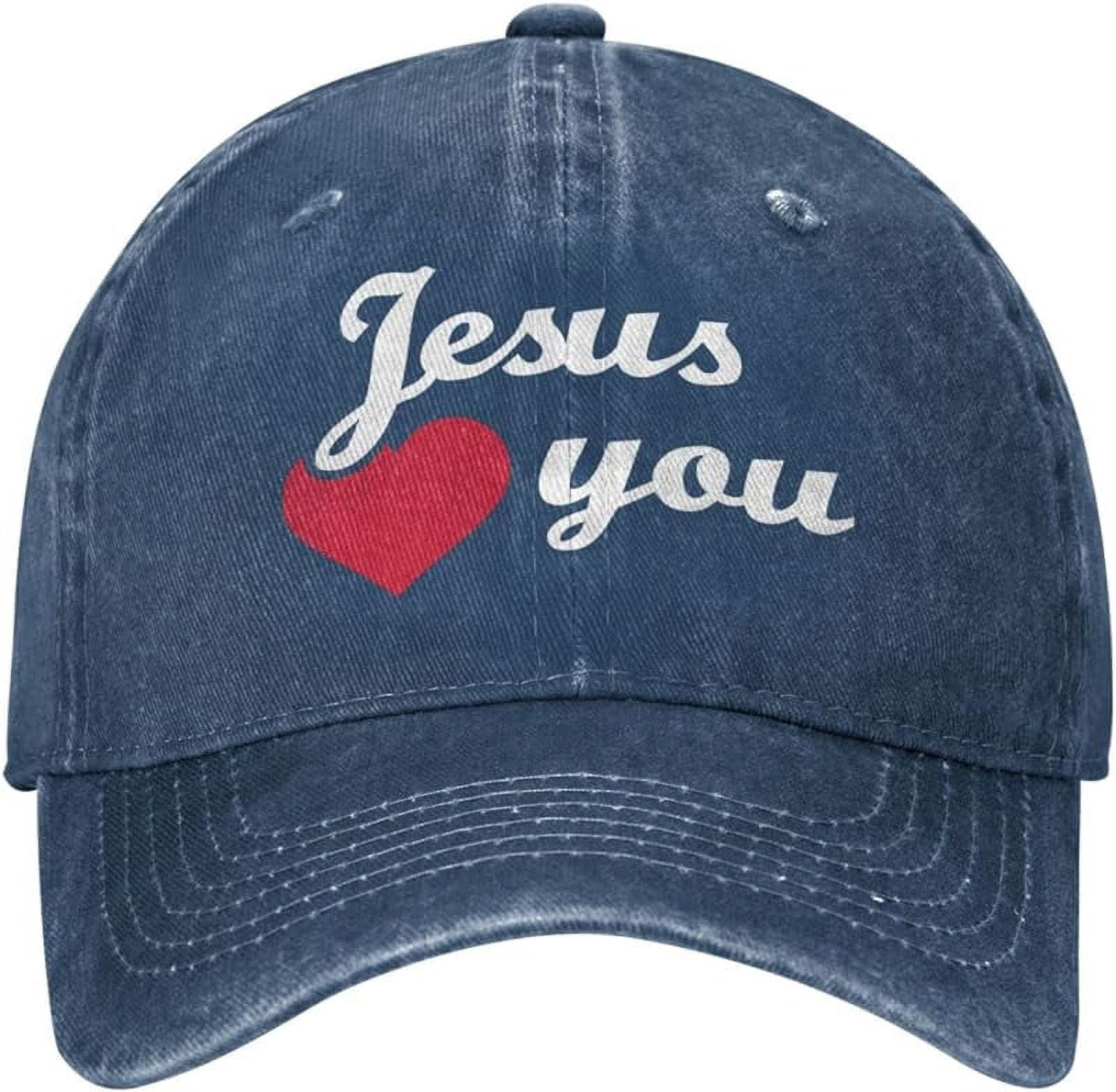 Jesus Hats Jesus Love You Baseball Hat Men Graphic Mens Hats - Walmart.com