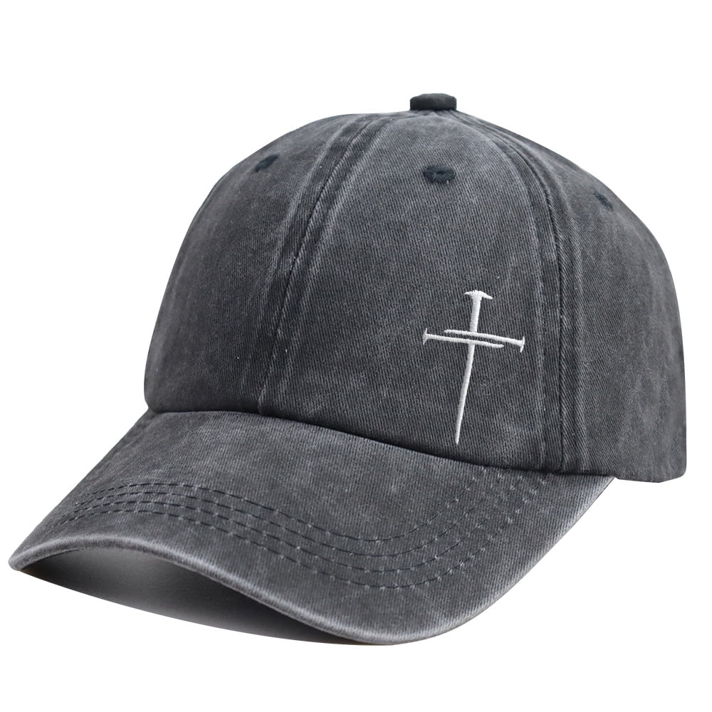 OASCUVER Jesus Hats for Men Women, Adjustable Embroidered Washed Cotton ...