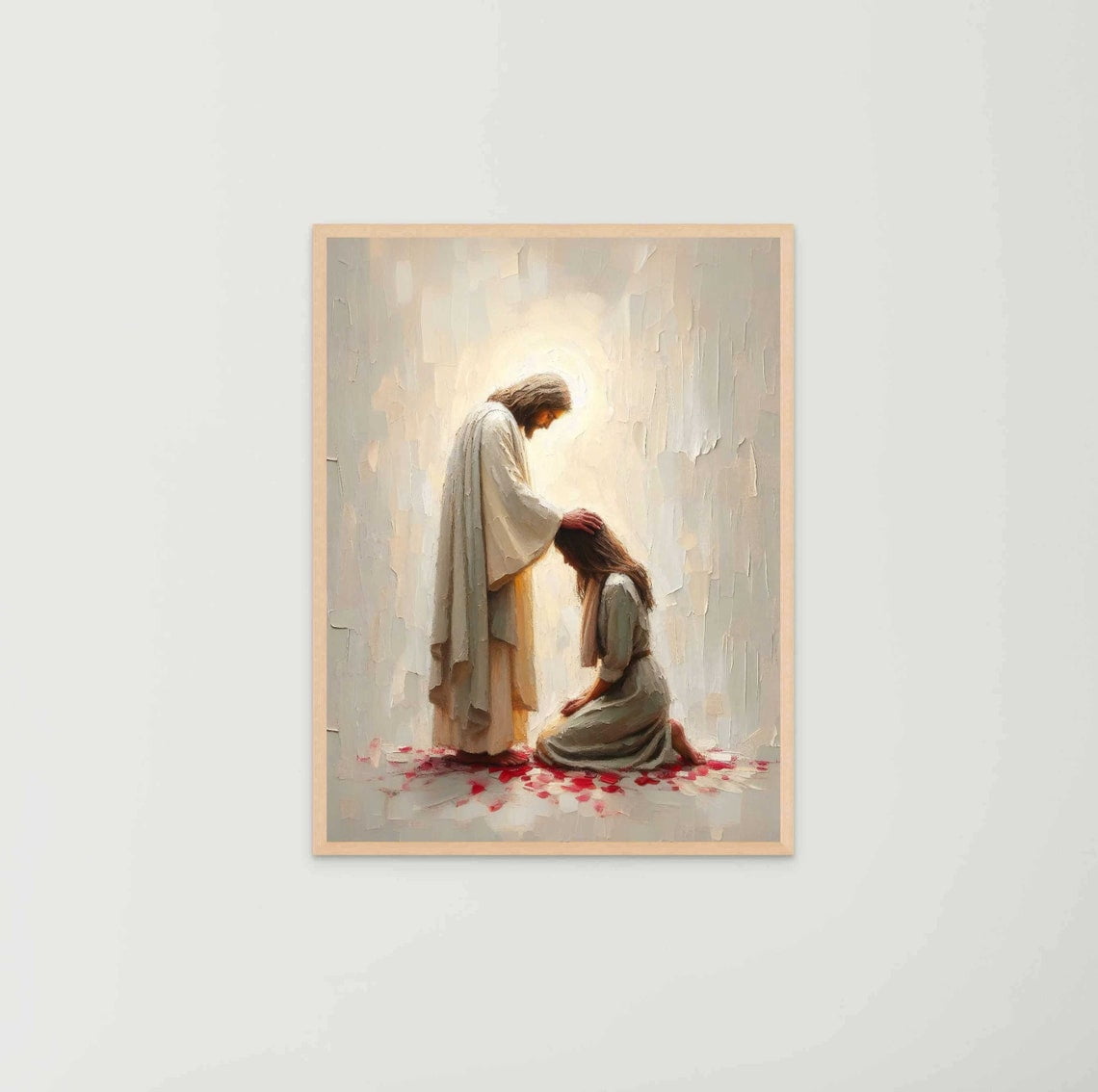 Jesus Heals The Bleeding Woman Christian Picture Bible Verse Parable ...