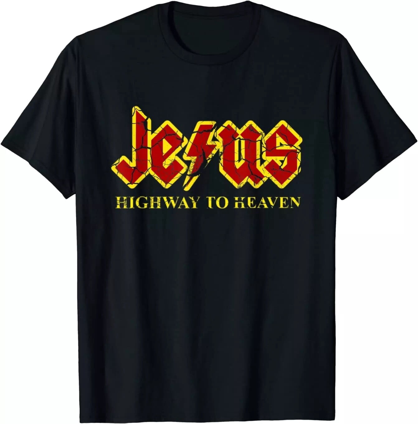 Jesus Highway To Heaven Funny Christian T-Shirt S-5XL - Walmart.com