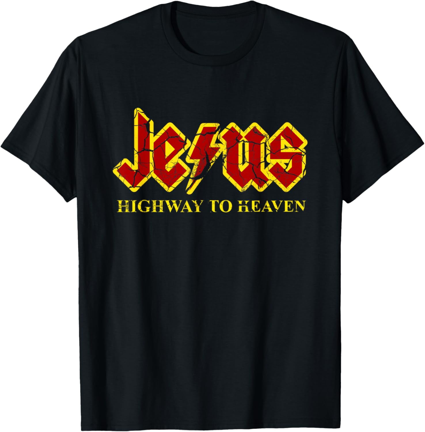 Jesus Highway To Heaven Funny Christian T-Shirt - Walmart.com