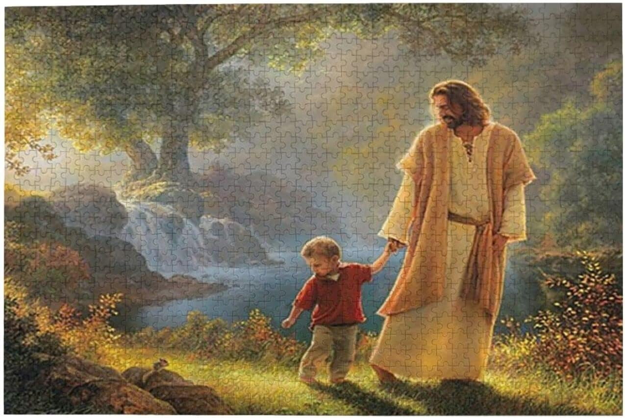 Jesus Holding My Hand Christ 1000 Piece Jigsaw Puzzle Jigsaw Puzzles ...