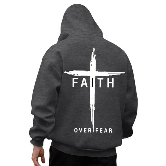 Jesus Hoodies for Men God Bible Verse Cross Religious Faith Christian ...