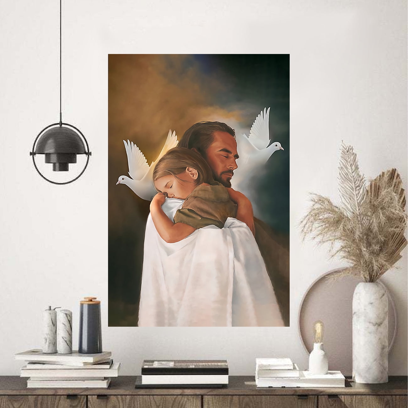 Jesus Hugs Children from Around Poster Jesus Poster 11 x 17 Inch Poster ...