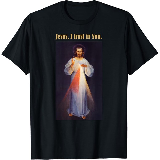 Jesus I trust in You Divine Mercy Shirt - Walmart.com