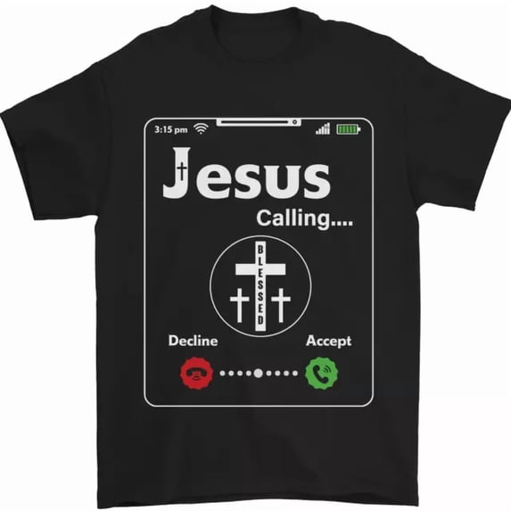 Jesus Is Calling Christian Christianity T-Shirt - Walmart.com