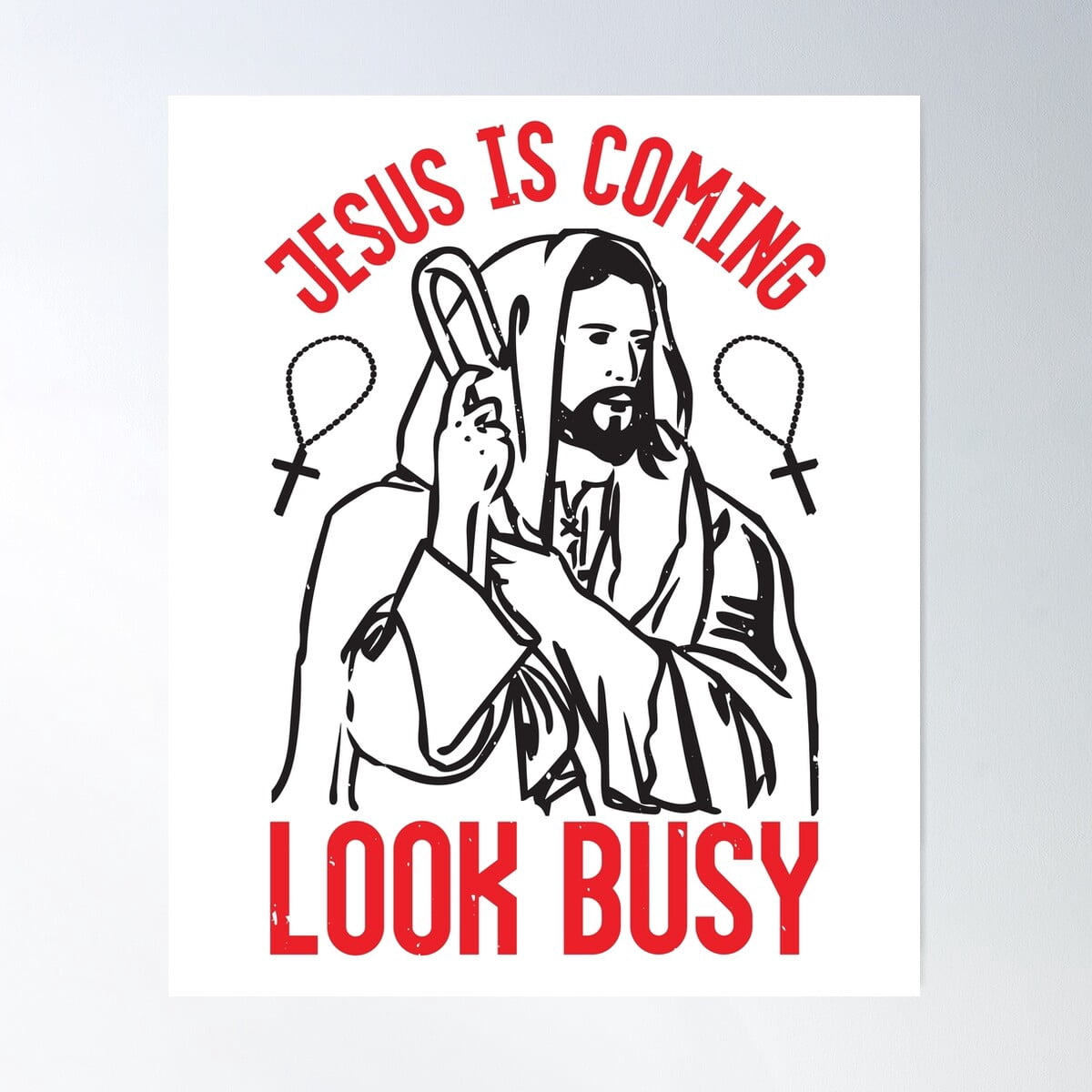 Jesus Is Coming Poster Wall Art, Modern Wall Decor For Living Room ...