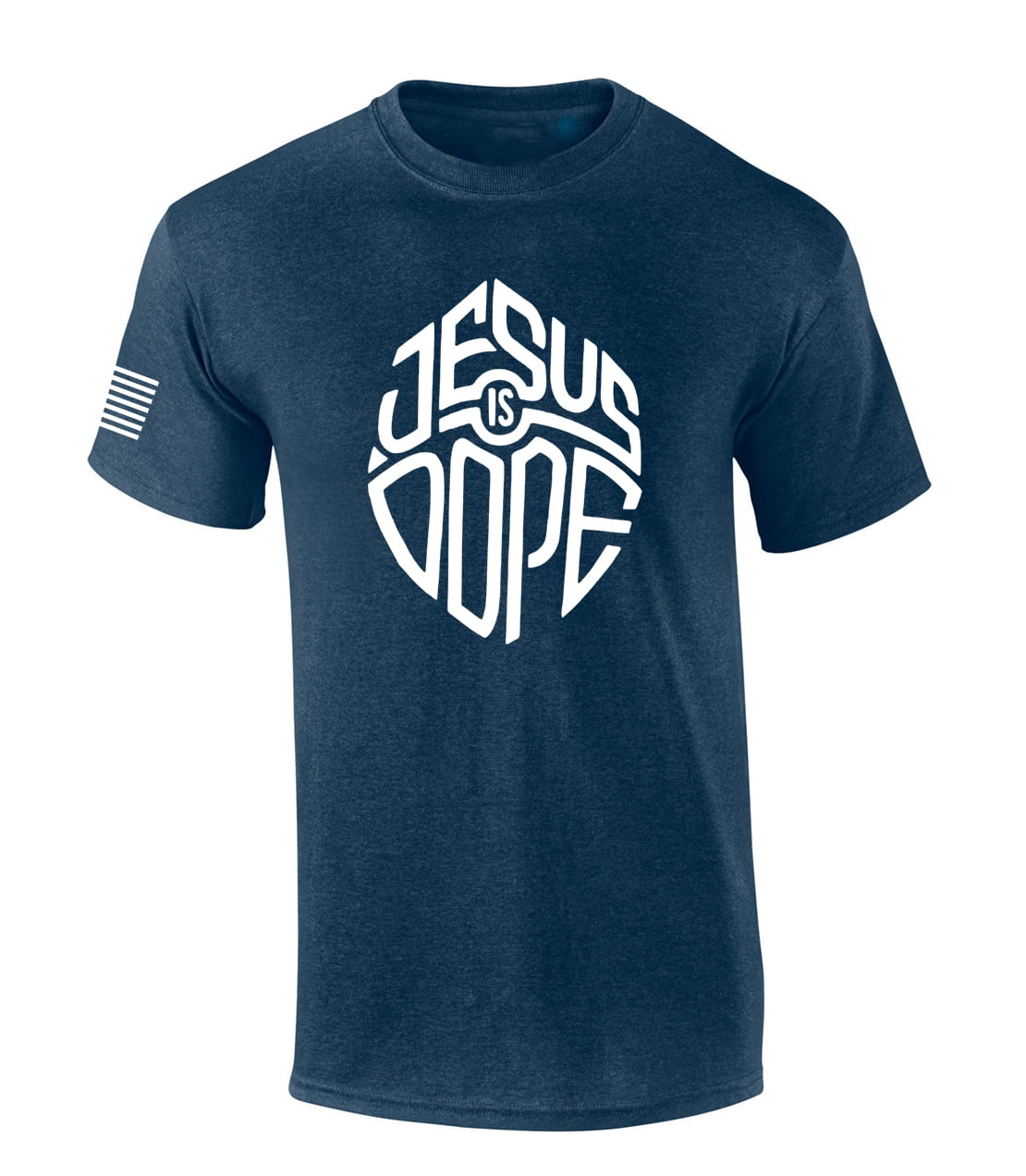 Jesus Is Dope Shield Bible Scripture Mens Christian Tshirt Jesus Cross ...