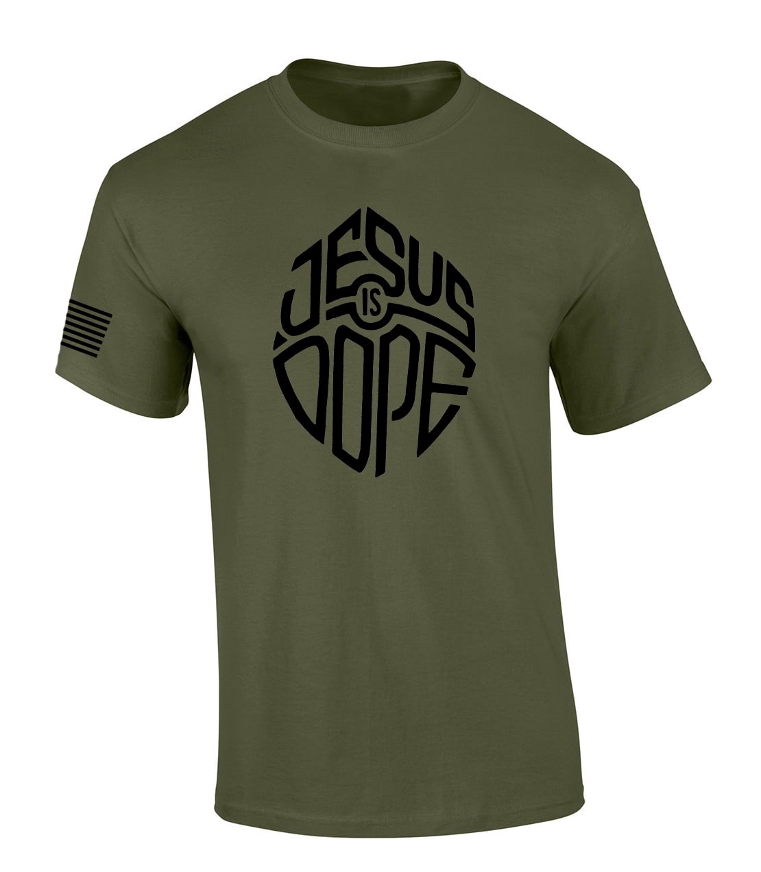 Jesus Is Dope Shield Bible Scripture Mens Christian Tshirt Jesus Cross ...