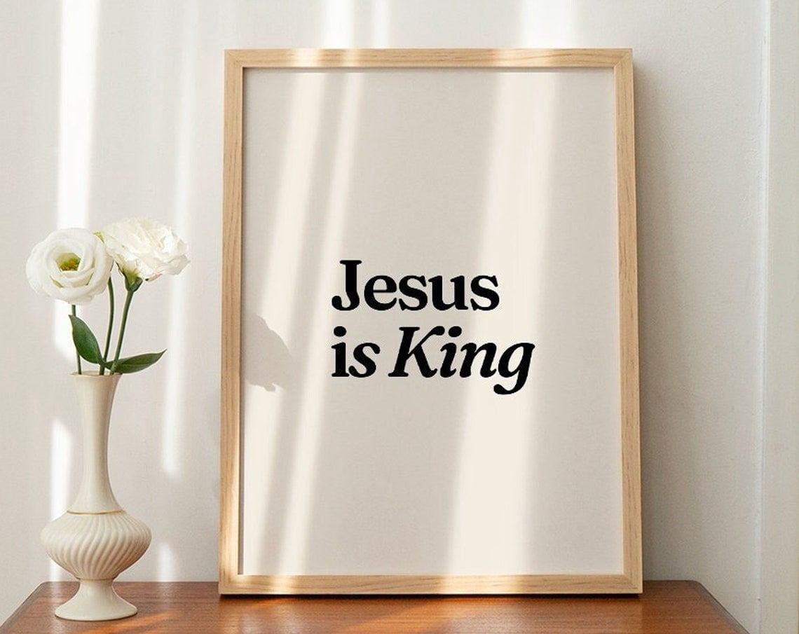 Jesus Is King, Christian Art, Worship Lyrics, Christian Decor, Dorm ...
