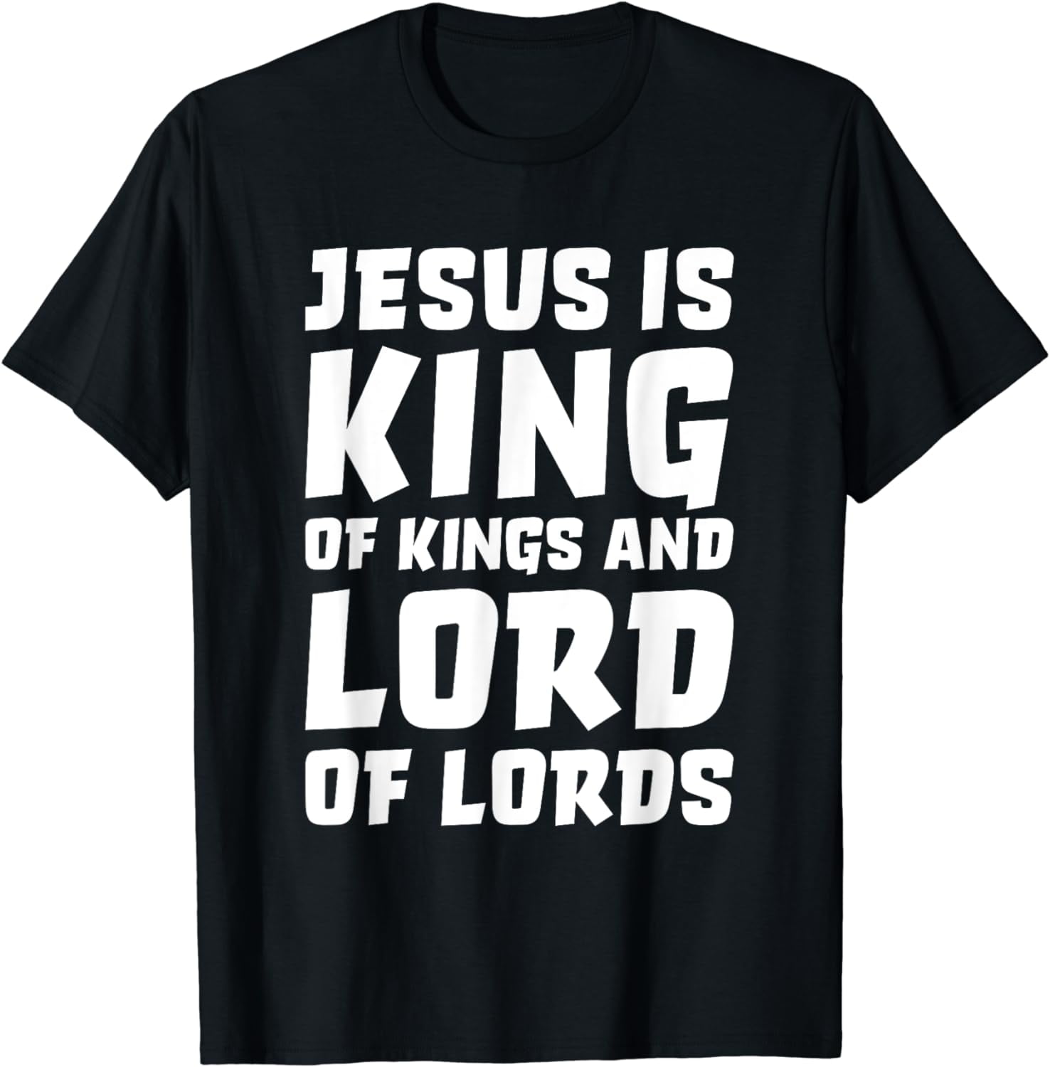Jesus Is King & Lord Shirt Women Men Bible Verse Christian T-Shirt ...
