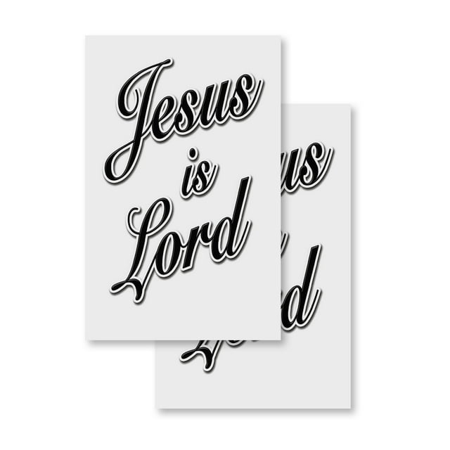 Jesus Is Lord (2-PACK) 24" x 36" Vinyl Decals | Sign Insert Peel ...